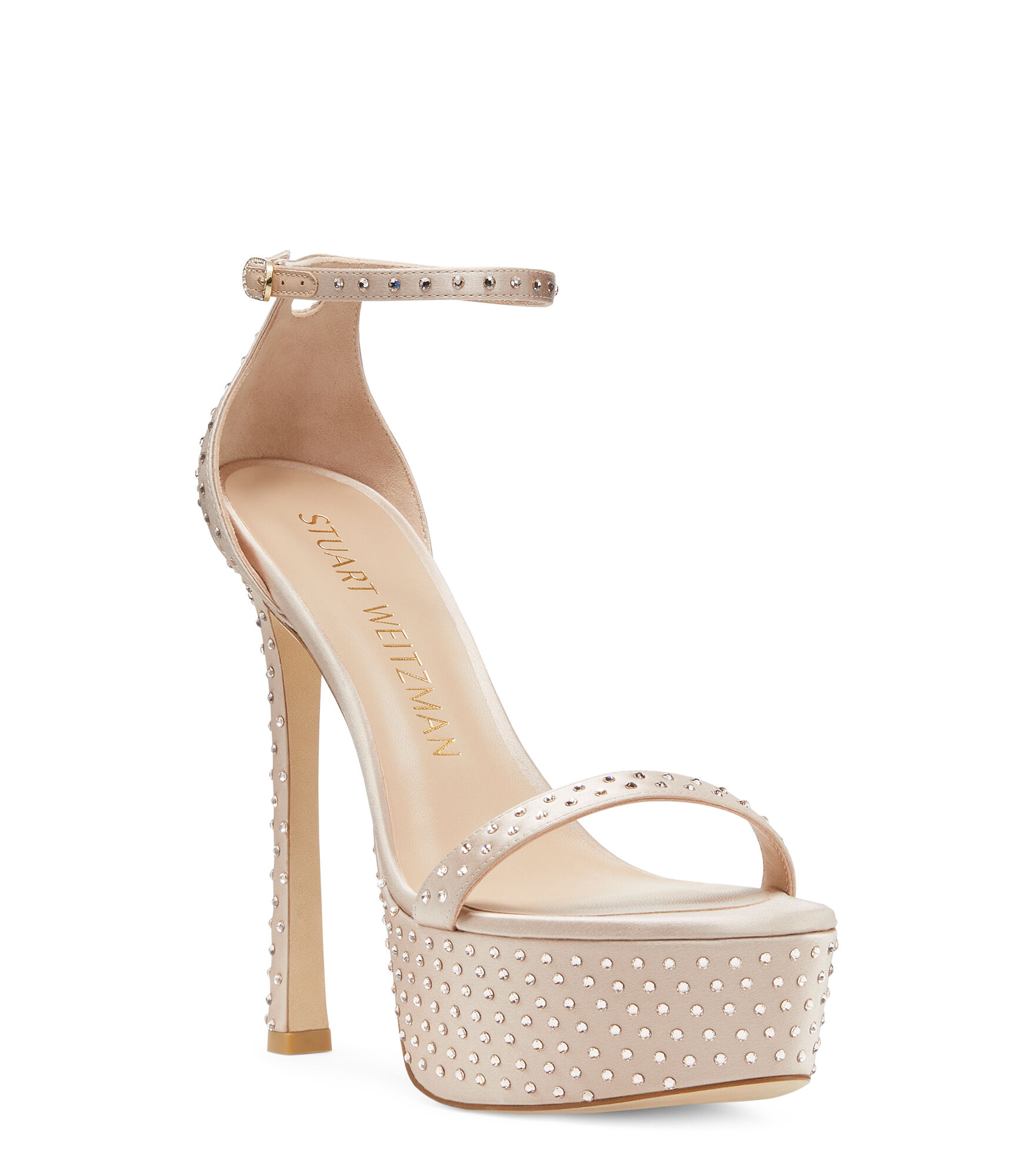 NUDISTCURVE HOLLYWOOD SHINE SANDAL in ADOBE for Women NUDISTCURVE HOLLYWOOD SHINE SANDAL in ADOBE for Women