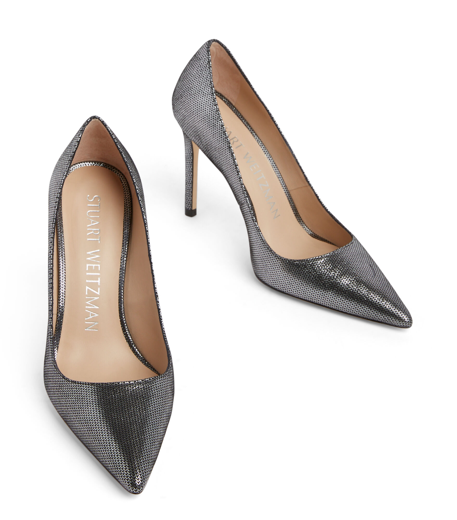 STUART 100 PUMP in STAHL fur Damen Stuart Weitzman
